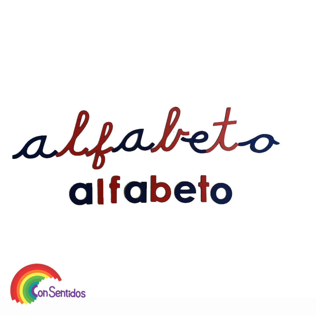Alfabeto Movil Cursiva Montessori – Juguetería Consentido
